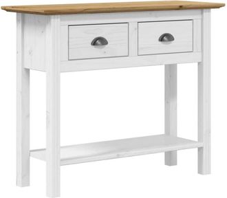 vidaXL Konsolentisch bodo Braun 91x35x74 cm Massivholz Kiefer - Vidaxl