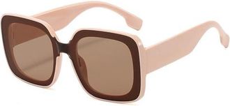 Generic Lunettes De Soleil Carr&eacute;es For Femmes, D&eacute;coratives For Hommes, For Les Vacances Et La Conduite(Pink)