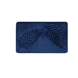 Generic 3-teilige Badezimmermatte aus Memory-Schaum, ultraweich und saugf&auml;hig, dick, waschbar, for Toilettenwannen-Set(Blue 40x60cm)