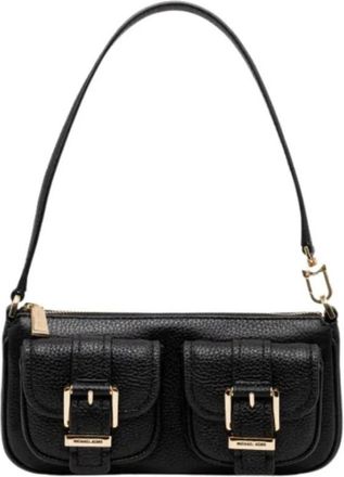 Michael Kors Femme, Sacs, Noir, Taille: ONE Size Zoe Small Pebbled Leather Pochette