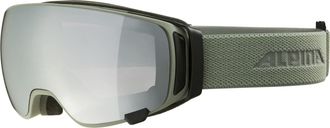 Alpina Unisex - Erwachsene, DOUBLE JACK MAG Q Skibrille, moongrey, One Size