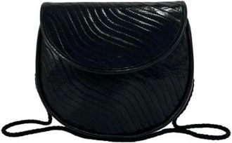 Saint Laurent Sac bandouli&egrave;re en cuir pr&eacute;-poss&eacute;d&eacute; - Femme - Pre-owned - Noir - Taille: ONE Size