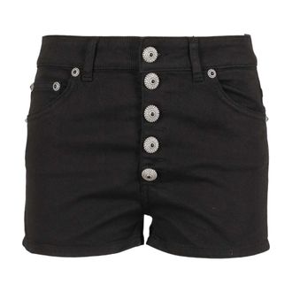 Dondup Jewel Botanical Elegance Denim Shorts - - Shorts - Damen - Schwarzk - W25