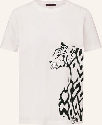Comma Comma T-Shirt weiss