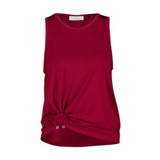 Paco Rabanne Tanktop aus Jersey - - Tops - Damen - Rot - 2XS