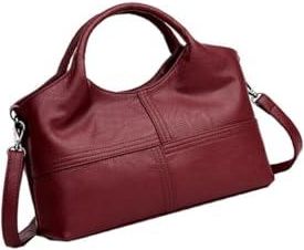 Garneck Sac &agrave; Main Femme Multifonction Vintage Cuir Souple Sac Fourre-tout &agrave; Bandouli&egrave;re Capacit&eacute; Importante pour Bureau et Usage Quotidien Port&eacute; &Eacute;paule pour 