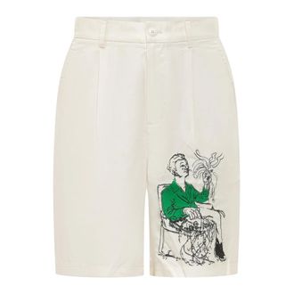 KidSuper Studios Homme, Shorts, Beige, Taille: L Tecnacolor Bermuda