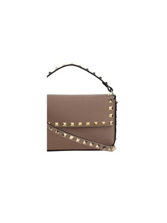 Valentino Garavani Womens Mini Bag Rockstud Powder Pink Calf Leather (bos Taurus) Shoulder