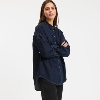 La Redoute Collections Chemise En Denim Signature Apolline