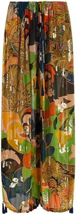 Etro Femme, Pantalons, Multicolore, Taille: 38 FR Pantalon en soie Paisley