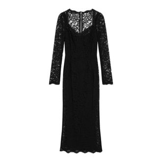 Dolce & Gabbana Damen, Kleider, Schwarzk, MGr&ouml;&szlig;e
