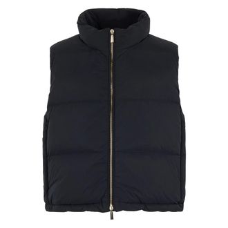 Moorer Femme, Vestes, Noir, Taille: S Gilet Matelass&eacute; Rembourr&eacute;