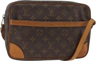 Louis Vuitton Sac bandouli&egrave;re vintage pr&eacute;-poss&eacute;d&eacute; - Femme - Pre-owned - Brun - Taille: ONE Size