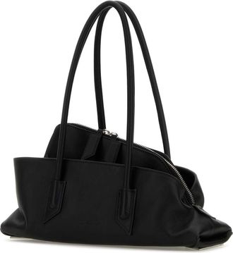 The Attico Womens Black Leather Small La Passeggiata Shoulder Bag Borse A Mano