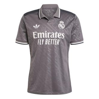 adidas Maillot Real Madrid 24/25 troisi&egrave;me pour Homme, Anthracite, Taille S, Anthracite, S