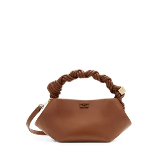 Ganni Mini Bou Bag In Brown