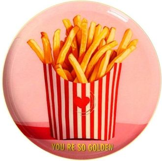 Gift Company Love Trays, Dekotablett, XS, Motiv: Youre so golden, rosa