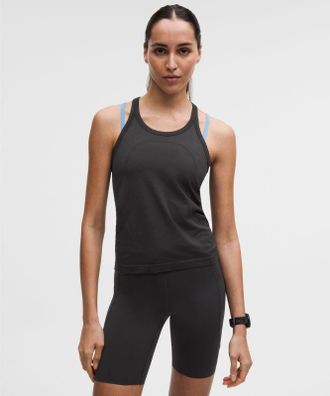 lululemon D&eacute;bardeur col rond &agrave; dos nageur Swiftly Tech 2.0 Longueur taille pour Femmes - Taille 10