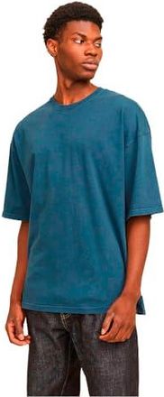 Jack & Jones JJECHARGE T-Shirt &agrave; col Rond Noos, Bleu Indigo, XL