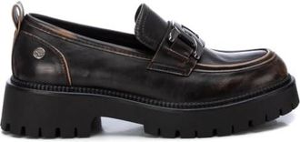 Xti Mocassins Femme Bronze - Chaussures Confortables et polyvalentes - Mode décontractée - Modèle 14329101 (Taille38)