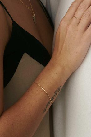 Dear Darling Berlin Damen vegan Armband Die G&ouml;ttin 14k Echtgold