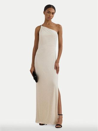 Lauren Ralph Lauren Abendkleid 253751483020 Écru Slim Fit
