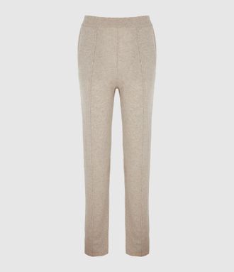 Notshy Pantalon Lupe Droit Cachemire Sandstone
