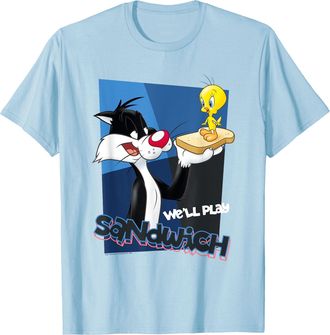 Looney Tunes Looney Tunes Sylvester Tweety Sandwich T-Shirt
