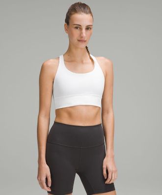 lululemon Soutien-gorge Energy Long pour Femmes - Blanc - Taille 10