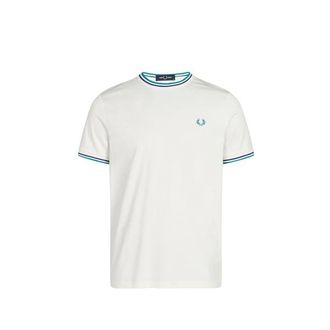 Fred Perry T-shirt uni &agrave; col rond en coton