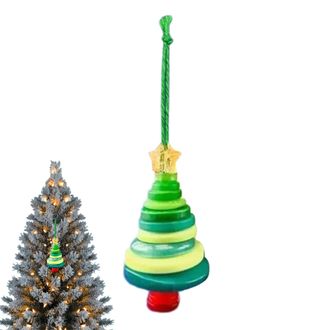 Generico Festliches Knopf-Bastelkit: Weihnachtsbaum, Kunstbedarf mit Weihnachtskn&ouml;pfen, kreative Aktivit&auml;t f&uuml;r Partys | lustiges Projekt f&uuml;r Familie, Kinder, F
