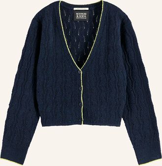Scotch & Soda Strickjacke blau