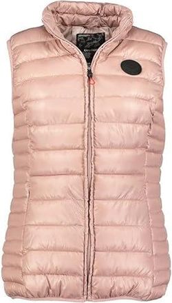 Geographical Norway Annecy Vest Basic Lady - Gilet Femme Chaude Matelassee Sans Manche-Automne Hiver Printemps Ete - Veste Manteau Chaud - Doudounes Manches Courtes Blous