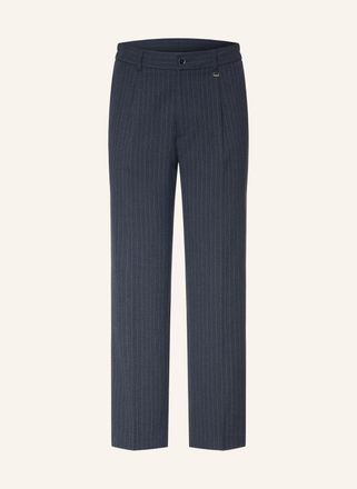 Paul Paul Anzughose Relaxed Fit Aus Jersey blau