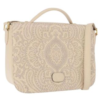 Valentino Sac bandouli&egrave;re vintage Pre-owned - Femme - Pre-owned - Beige - Taille: ONE Size