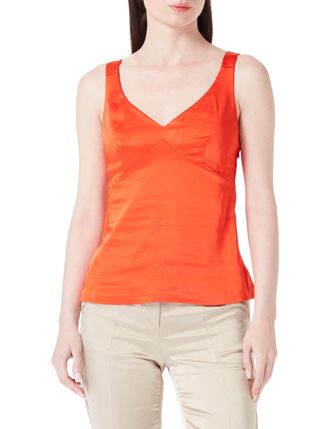Benetton Damen Top 50v4dh009 Unterhemd, Rot 1g9, X-Small