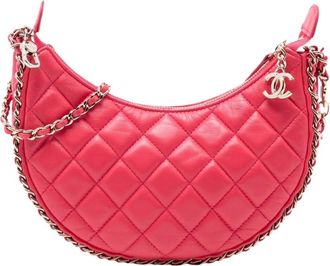 Chanel Sac bandouli&egrave;re matelass&eacute; Pre-owned - Femme - Pre-owned - Rose - Taille: ONE Size