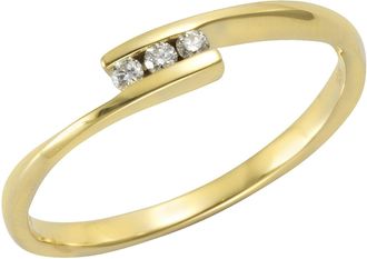 Orolino Ring Gold 585 mit 3x Brillant zus. 0,06ct