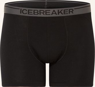 Icebreaker Funktionsw&auml;sche-Boxershorts Anatomica Aus Merinowolle schwarz