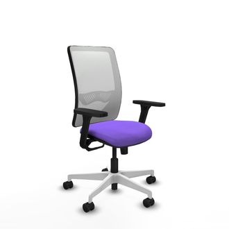 Piqueras y Crespo Einfacher Schreibtischstuhl Zulema mit 3D-Armlehnen, h&ouml;henverstellbare Lendenwirbelst&uuml;tze, ausgestattet mit Sincro 3-Positionen und Schneideschaum, We