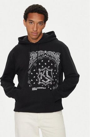 Karl Lagerfeld Sweatshirt 245D1805 Schwarz Regular Fit