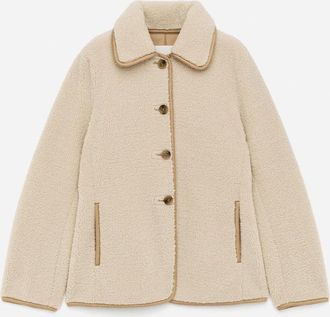 Arket Teddyjacke -Beige