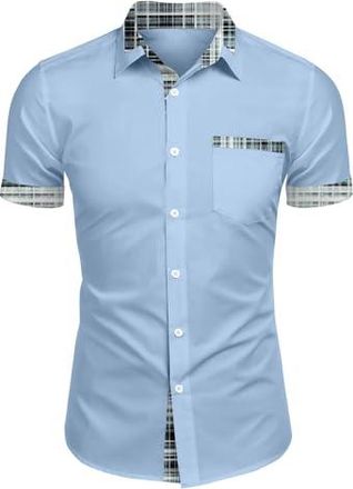 Generic Vetement Homme Polos Tee Shirt Manches Courtes Chemisette Ete Vetement Polo Homme Manches Courtes Vêtements Maillots De Corps Chemise Manche Courte Ma