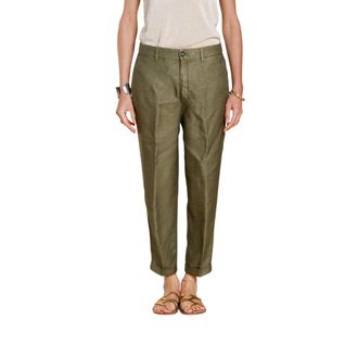Mason's Linda Sommer Chino Hose - - Trousers - Damen - Gr&uuml;n - XS