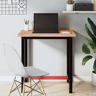 vidaXL vidaXL Schreibtischplatte 80x55x2,5 cm Massivholz Buche