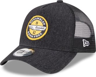 New Era A-Frame Trucker Cap - Denim Ducati Motors