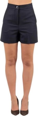 Pinko Pinko, Femme, Shorts, Bleu, Taille: 36 FR Solanum Shorts