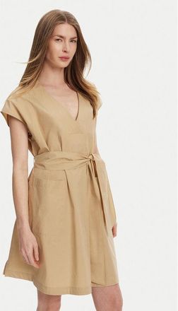 Max Mara Kleid f&uuml;r den Alltag Mitico 2515221132 Beige Regular Fit