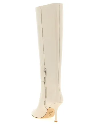 Stuart Weitzman Madison Boots - Cream