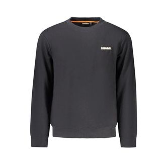 Napapijri Schwarzer Baumwoll Herren Pullover - - Sweatshirts & Hoodies - Herren - Schwarzk - M